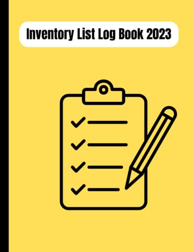 Inventory List 2023: An inventory list log book is a tool used to keep ...