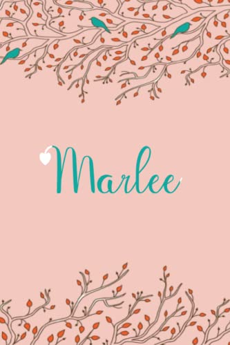 Marlee: Personalized Marlee Name Notebook, 120 lined ruled personalized ...