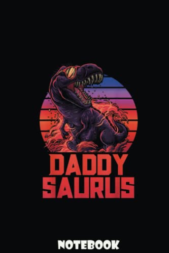 Daddy Saurus T-Rex Dad Father Trex Retro 80S Dinosaur: Designed to Help ...