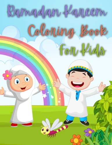 Ramadan Kareem Coloring Book For Kids: Coloring Book Gift For Muslim ...