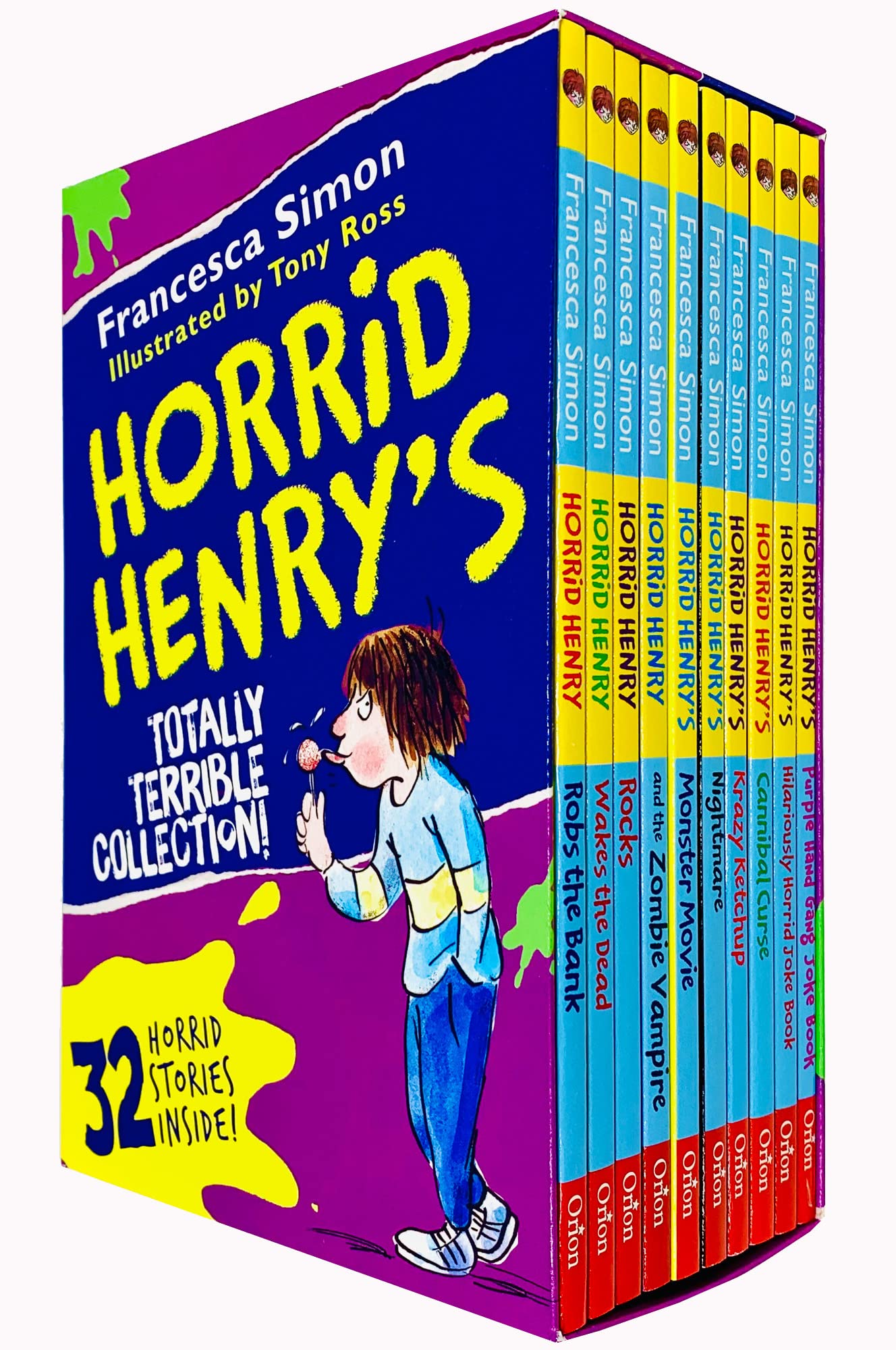 Horrid Henry's Totally Terrible Collection 10 Books Box Set by ...