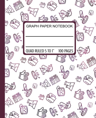 Graph Paper Notebook: Science or Math Lab Notebook for School or ...