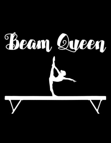 Gymnastics Gymnastics Beam Queen: Amazing Design Notebook 8.5 x 11 ...
