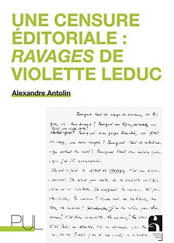 Une censure éditoriale : Ravages de Violette Leduc by Alexandre Antolin ...