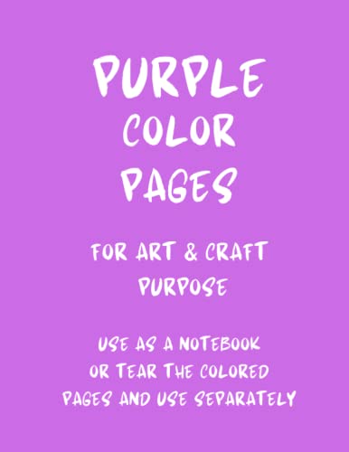 purple color pages: for art and craft by P D | Goodreads