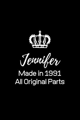 Jennifer - Made in 1991 All Original Parts: Notebook Planner - 6x9 inch ...