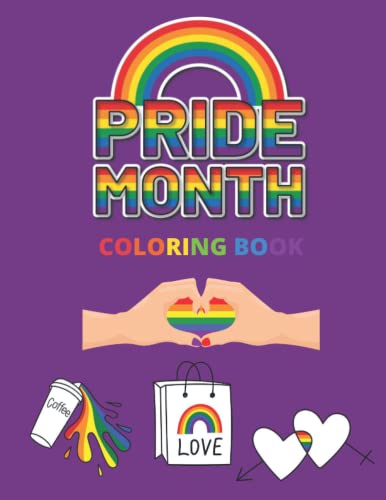 LGBTQ Pride Coloring & Activity Book: Happy Pride Month | Coloring ...