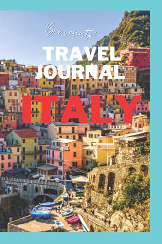 Travel journal ITALY: diary, lined notebook 120 pages for man, women ...