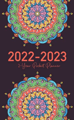 2022-2023 2-Year Pocket Planner: 24 Month Mini Calendar with Federal ...