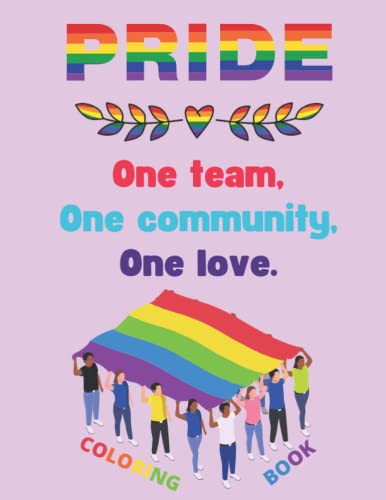 LGBTQ Pride Coloring & Activity Book: Happy Pride Month | Coloring ...