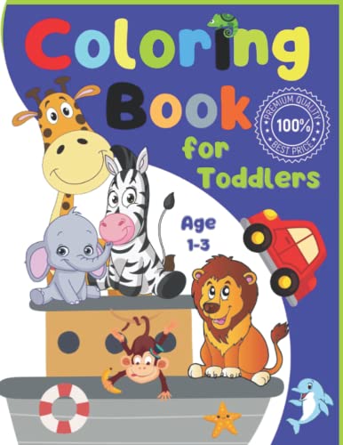 Coloring Book for toddlers - My First Coloring Book with Simple and ...