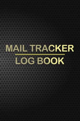 Mail Tracker Log Book: Easy Way To keep a Record of Daily Incoming And ...