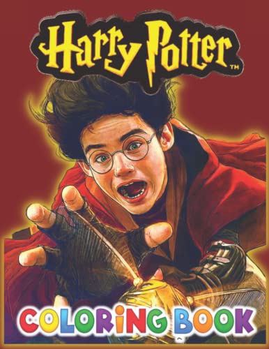 H́ārry Pottẹr Coloring Book: 50+ GIANT Coloring Pages, the Magic Gift ...