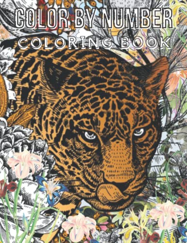 Lovely Animals Color by Number Coloring Book for Adults: Relaxation and ...