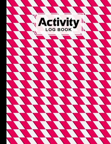 Activity Log Book: Premium Parallelograms Cover Activity Log Book For ...