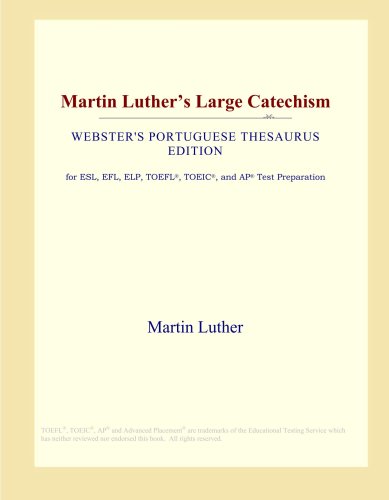Martin Luther's Large Catechism by Icon Group | Goodreads