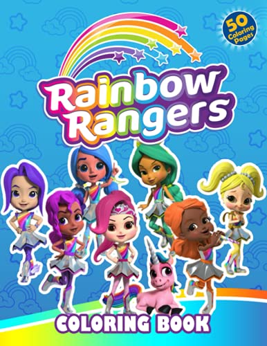 Rainbow Rangers Coloring Book: Rainbow Rangers coloring book With ...