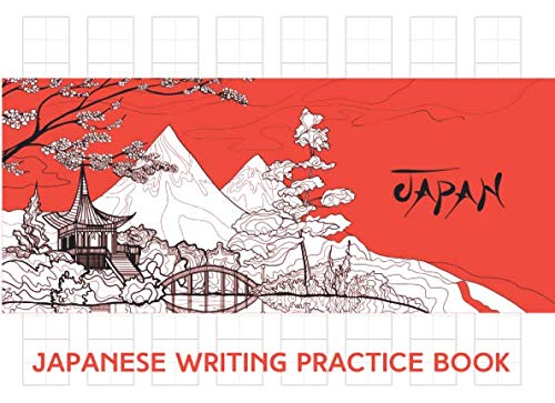Japanese Writing Practice Book | Horizontal Edition with Dotted Pages ...