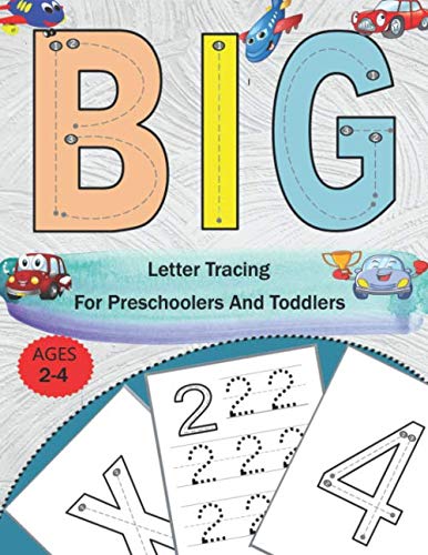 BIG Letter Tracing for Preschoolers and Toddlers ages 2-4: My First ...