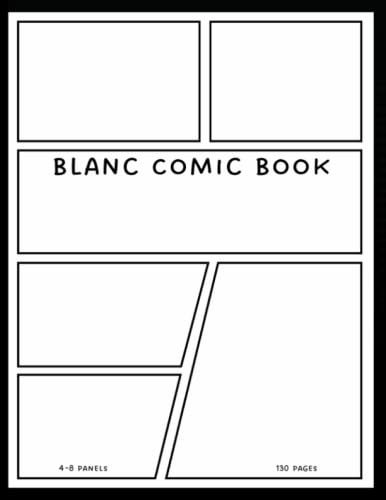 BLANC COMIC BOOK: Create and Draw Your Own Stories and Comics ...
