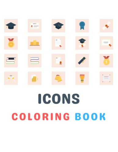 Icons Coloring Book: 100 pages by Jane Sam | Goodreads