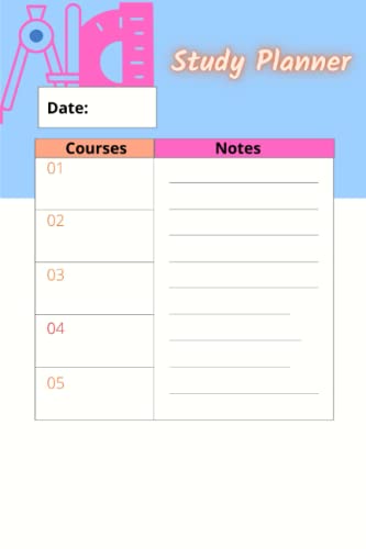 Study Planner, Daily Study Planner, Weekly Planner for Students ...