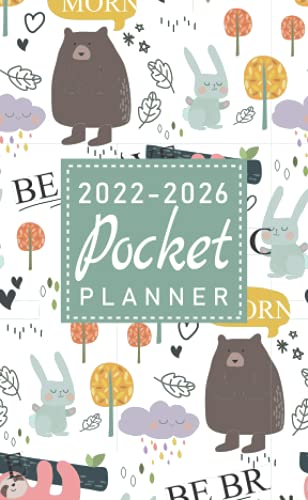 2022-2026 Pocket Planner: Five Year 60 Months Calendar Pocket Size Planner for Purse, January ...