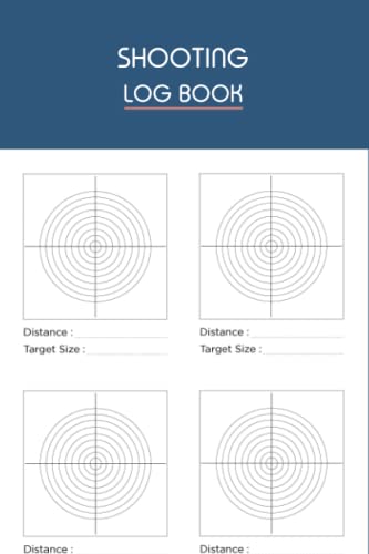 Shooting Log Book: Sport shooting data book, Shooting record book ...