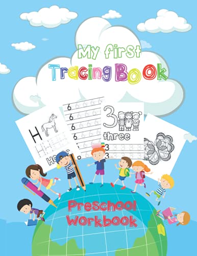 My First Tracing Book Preschool Workbook: Color & learn to write ...
