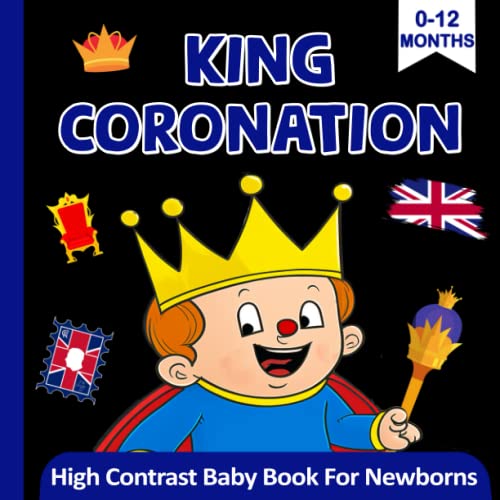King's Coronation High Contrast Baby Book for Newborns (0-12 months ...