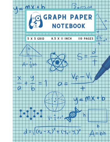 Graph Paper Notebook: Grid Paper for Math and Science Students, Math ...
