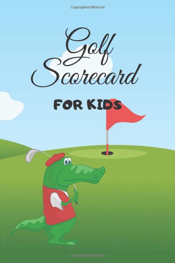 GOLF SCORECARD Golf for KIDS: Golf Score Cards, Golfing Log, Golf Gift ...