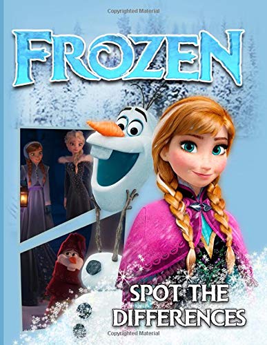 Frozen Spot The Difference: Beautiful Simple Designs Activity How Many ...