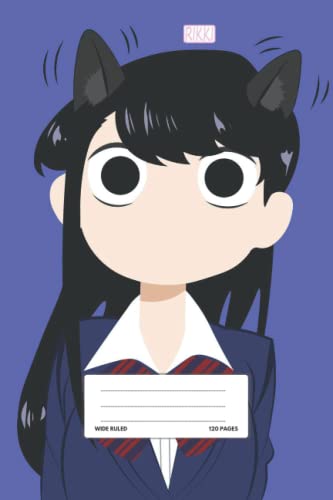 Komi San Composition Notebook: Komi Can't Communicate College Ruled ...