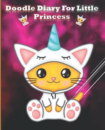 Doodle Diary For Little Princess: dotted line paper for kindergarten ...