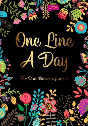 One Line a Day Journal: A Five-Year Memory Book Journal for Daily ...