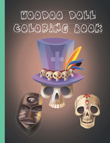 Voodoo Doll Coloring Book: Voodoo dolls coloring book: 40 Unique Voodoo ...