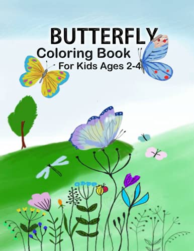 Butterfly Cloring Book for kids: 50 completely unique butterfly ...