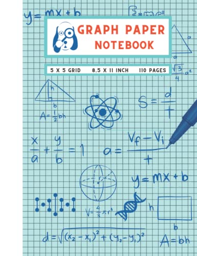 Graph Paper Notebook: Grid Paper for Math and Science Students, Math ...