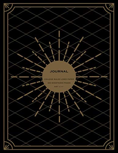 Journal College Ruled Lined Paper 200 Sheets/400 Pages 8.5" x 11 ...