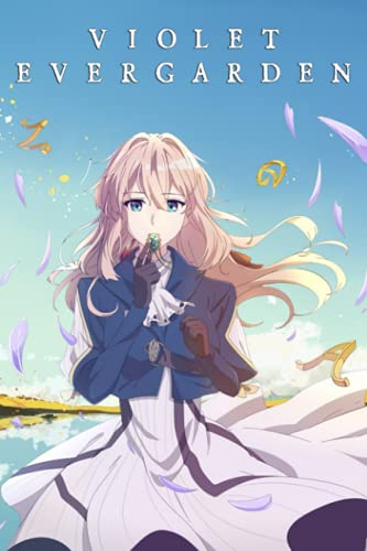 Violet Evergarden Notebook: Cute College Wide Ruled Journal Notebook ...