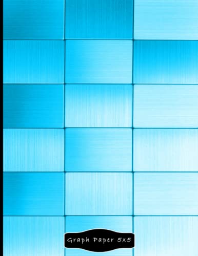 Graph Paper 5x5: Composition Grid Paper Notebook, Grid Paper for Math ...