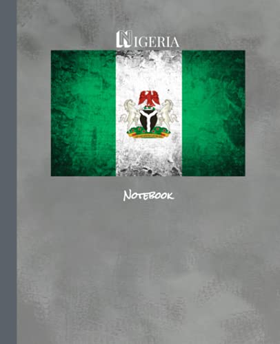 Nigeria: Notebook, African books and gifts, Nigerian flag pride, Lagos ...