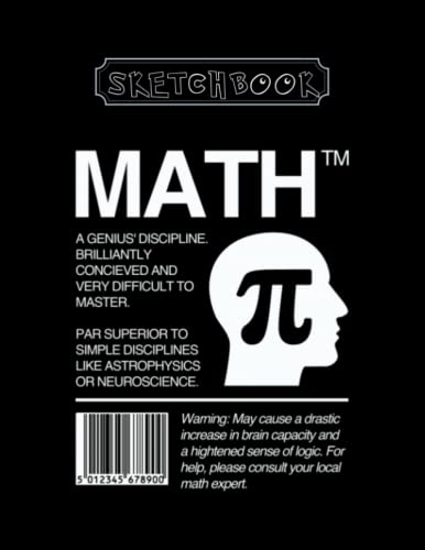 Sketchbook: Math Package Math Teacher 2 8.5''x11''x110 Pages White ...