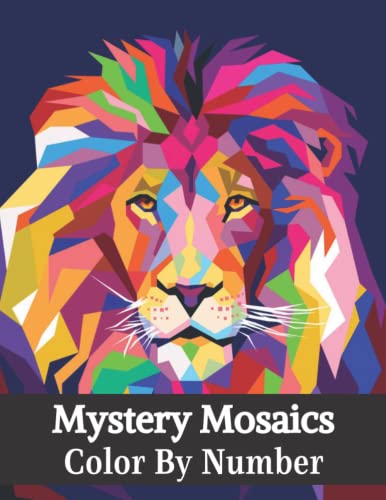 Mystery Mosaics Color By Number: Adults and Children's Pixel Art Funny ...