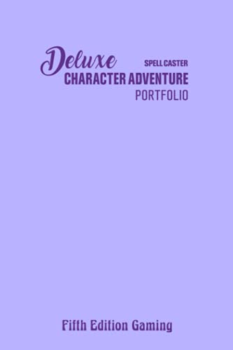 Deluxe Character Adventure Portfolio/Journal: Spell Caster Edition by ...