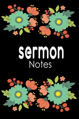 Sermon Notes: A Great Christian Notebook for Church Sermons and ...