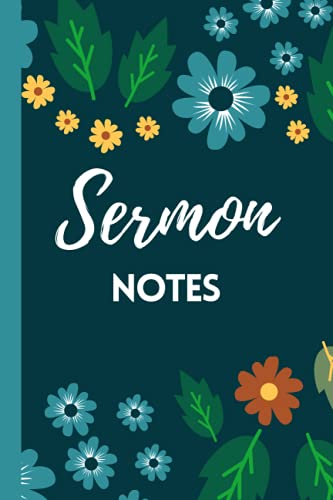 Sermon Notes: A Great Christian Notebook for Church Sermons and ...