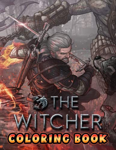 The Witcher Coloring Book: Amazing gift for All Ages and Fans with High ...