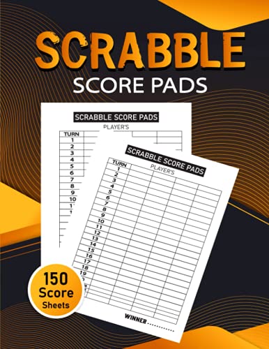 Scrabble Score Pads: 150 Oversized Scrabble Score Sheets with Points ...